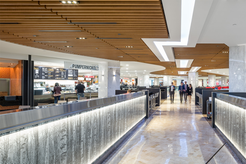 Réaménagement de l'aire de restauration… | TAD Architecture + Design